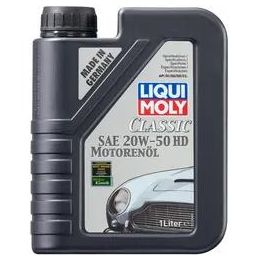 Liqui Moly Classic Motoren&ouml;l SAE 20W-50 HD [1 L] 1128 Motor&ouml;l f&uuml;r BMW ALFA ROMEO MERCEDES-BENZ FORD OPEL AUDI VW VAUXHALL RENAULT CITROEN PEUGEOT TALB