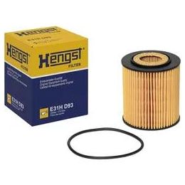 HENGST FILTER &Ouml;lfilter E31H D93 mit Dichtungen 72mm f&uuml;r FIAT CHRYSLER BMW 04693140AA 04693140AB 4693353AA