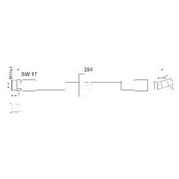 ATE Bremsschlauch 24.5223-0294.3 hinten rechts links f&uuml;r SEAT SE021744400A