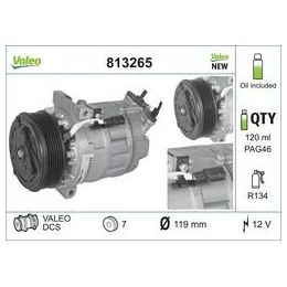 Valeo Kompressor, Klimaanlage NEW ORIGINAL PART 813265 12V f&uuml;r RENAULT NISSAN 926008411R 926000373R 8200848916
