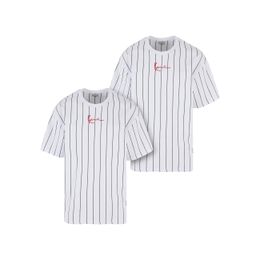 Karl Kani Herren T-Shirt "Karl Kani Herren"wei&szlig;, Gr. M, gestreift, 100% Baumwolle, Shirts