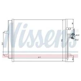 NISSENS Kondensator, Klimaanlage 940043 f&uuml;r FORD 7G9119710AE 1460537 1481851