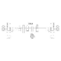 ATE Bremsschlauch 83.6255-0337.3 vorne links f&uuml;r VW