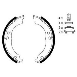 Bosch Bremsbackensatz, Feststellbremse 0 986 487 726 hinten rechts links mit Zubeh&ouml;r f&uuml;r PEUGEOT FIAT CITRO&Euml;N 4241N5 77364023