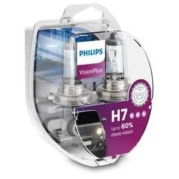 Philips H7 Vision Plus 55W (2 Stk.) 12972VPS2 Gl&uuml;hlampe, Fernscheinwerfer,Gl&uuml;hlampe, Hauptscheinwerfer,Gl&uuml;hlampe, Nebelscheinwerfer,Gl&uuml;hlampe, Abbiege