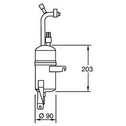 Mahle Trockner, Klimaanlage BEHR HELLA SERVICE *** PREMIUM LINE AD 283 000P f&uuml;r FORD 1094660 97KW19E647AE 1123296