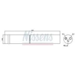 NISSENS Trockner, Klimaanlage 95421 &Oslash;40mm 40mm f&uuml;r DODGE LANCIA CHRYSLER K5170744AA 5137694AA 5170744AA