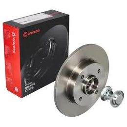Brembo Bremsscheibe BEARING DISC LINE 08.9512.27 hinten rechts links voll 249mm f&uuml;r CITRO&Euml;N (DF-PSA) PEUGEOT VAUXHALL OPEL DS 1613500780 3648487 ZQ510