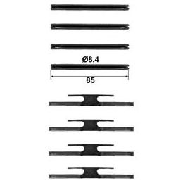 ATE Zubeh&ouml;rsatz, Scheibenbremsbelag 13.0460-0127.2 vorne rechts links f&uuml;r VAUXHALL OPEL 3494033 1605699 90421602