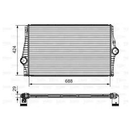 Valeo Ladeluftk&uuml;hler 818280 f&uuml;r VOLVO 30748808 31274553