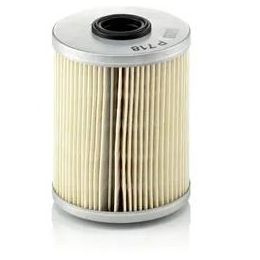 MANN-FILTER Kraftstofffilter P 718 x mit Dichtung 69mm f&uuml;r RENAULT TRUCKS GENERAL MOTORS NISSAN OPEL 93161121 16405-00QAC 7701475229