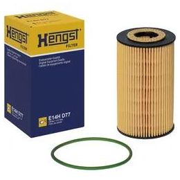 HENGST FILTER &Ouml;lfilter E14H D77 mit Dichtungen 65mm f&uuml;r PORSCHE 996.107.225.53 996.107.225.52 996.107.225.60