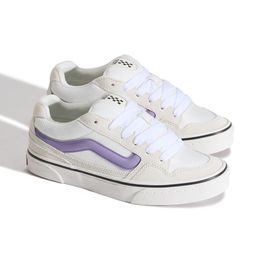 Vans Damen Sneaker "Caldrone", Gr. 42blanc de blanc, lila, Leder, Schuhe