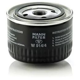 MANN-FILTER &Ouml;lfilter W 914/4 93mm f&uuml;r GENERAL MOTORS VAUXHALL FORD OPEL 93156351 650383 VOF97