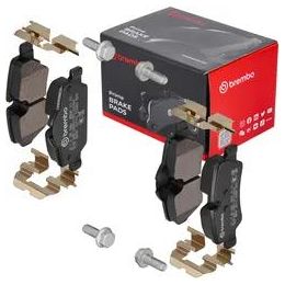 Brembo Bremsbelagsatz, Scheibenbremse P 06 090 hinten rechts links mit Zubeh&ouml;r f&uuml;r MINI 6885529 34216885529 6864488