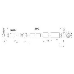 ATE Bremsschlauch 24.5169-0590.3 vorne rechts links f&uuml;r BMW 34306792254