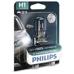 Philips H1 X-tremeVision Pro150 (1 Stk.) 12258XVPB1 Gl&uuml;hlampe, Fernscheinwerfer,Gl&uuml;hlampe, Hauptscheinwerfer,Gl&uuml;hlampe, Nebelscheinwerfer,Gl&uuml;hlampe, A
