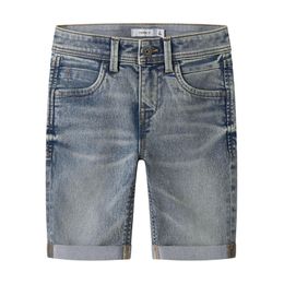 name it Shorts in Vintage Medium Blue Denim | Gr.: 98