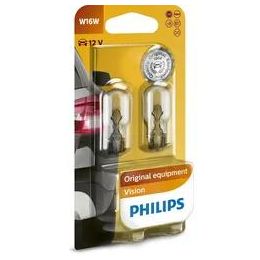 Philips W16W (2 Stk.) 12067B2 Gl&uuml;hlampe, Brems-/Schlusslicht,Gl&uuml;hlampe, R&uuml;ckfahrleuchte,Gl&uuml;hlampe, Park-/Positionsleuchte,Gl&uuml;hlampe, Tagfahrleuchte,Gl