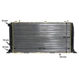 Mahle K&uuml;hler, Motork&uuml;hlung CR 403 000S f&uuml;r VW CUPRA AUDI 811121253A 811121253B 811121253E