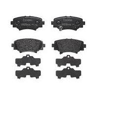Brembo Bremsbelagsatz, Scheibenbremse P 49 049 hinten rechts links ohne Zubeh&ouml;r f&uuml;r MAZDA B4Y02648ZB B4Y02648ZA B4Y02648ZC