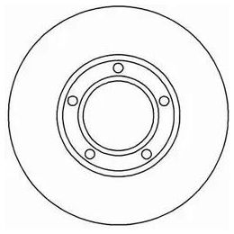 A.B.S. Bremsscheibe 15814 vorne rechts links voll 254mm f&uuml;r FORD 5022676 6166055 5022483