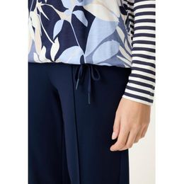 Olsen Langarmshirt Clara in marine mehrfarbig | Gr.: 44