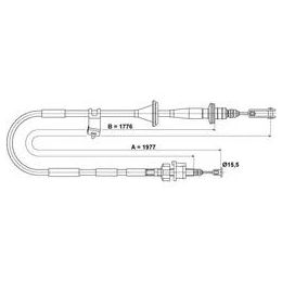 ATE Seilzug, Kupplungsbet&auml;tigung 24372820012 f&uuml;r SUZUKI