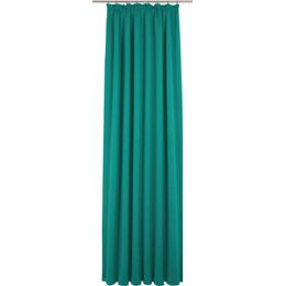 Vorhang Adam, B:145cm H:145cm, blau, Baumwolle (Bio-Baumwolle), Wohnzimmer, Gardinen, "Uni Collection", aus 100% Bio-Baumwolle, Vorhang nach Wunschma&szlig;