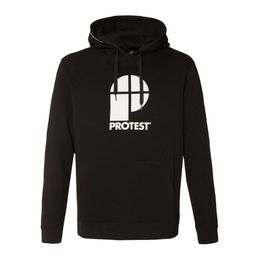Protest " CLASSIC LOGO HOODY in True Black | Gr.: L