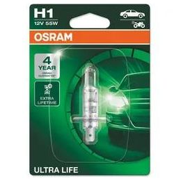 Osram ULTRA LIFE H1 64150ULT Gl&uuml;hlampe, Fernscheinwerfer,Gl&uuml;hlampe, Hauptscheinwerfer,Gl&uuml;hlampe, Nebelscheinwerfer,Gl&uuml;hlampe, Abbiegescheinwerfer 12V