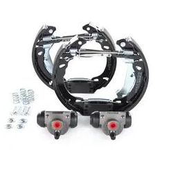 Bosch Bremsbackensatz KIT SUPERPRO 0 204 114 645 hinten rechts links vormontiert 20,64mm f&uuml;r FIAT FORD