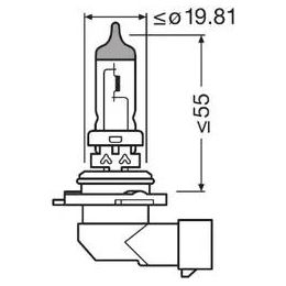 Osram ORIGINAL HB4 9006 Gl&uuml;hlampe, Fernscheinwerfer,Gl&uuml;hlampe, Hauptscheinwerfer,Gl&uuml;hlampe, Nebelscheinwerfer,Gl&uuml;hlampe, Abbiegescheinwerfer 12V f&uuml;r S