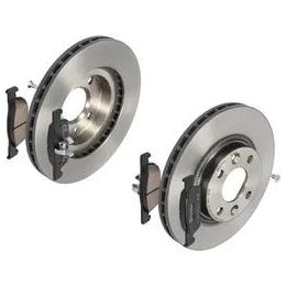Brembo Bremsensatz-Vorderachse COATED DISC LINE / STANDARD IJDTIDDAH6 Bremsensatz, Scheibenbremse vorne rechts links innenbel&uuml;ftet 258mm f&uuml;r RENAULT D