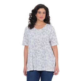 Ulla Popken Shirt in schneewei&szlig; | Gr.: 62-64
