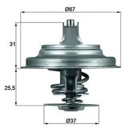 Mahle Thermostat, K&uuml;hlmittel TX 25 87D mit Dichtung 67mm f&uuml;r VW CUPRA AUDI BENTLEY VOLVO 069121113S1 272246 6712111113