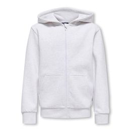 ONLY & SONS Junior Kapuzenpullover in Super Light Grey Melange | Gr.: 158/164