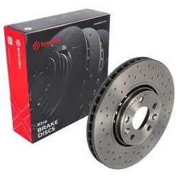 Brembo Bremsscheibe XTRA LINE 09.B352.1X vorne rechts links Gelocht 320mm f&uuml;r RENAULT 8660001234 402060003R 402064155R