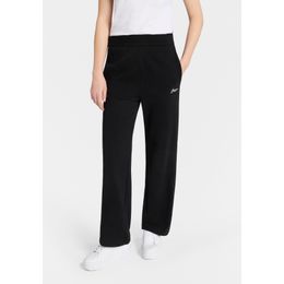 BOSS Orange Damen Jogger Pants "Endless Premium Damenmode", schwarz, Gr. S, unifarben, Sweatware, Obermaterial: 100% Baumwolle, Hosen, mit geripptem