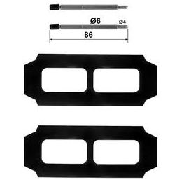 ATE Zubeh&ouml;rsatz, Scheibenbremsbelag 13.0460-0158.2 vorne rechts links f&uuml;r MERCEDES-BENZ A0004212891 A0004212991 0004213088