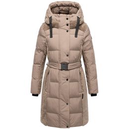 Navahoo Damen Wintermantel "Funkelteddy 14", beige, Gr. XXL, Obermaterial 1: 100% Polyester. Obermaterial 2: 100% Polyester. Innenfutter: 100%