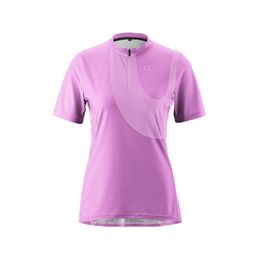 Gonso T-Shirt Adventure Jersey Halfzip W in Lila466 | Gr.: 42