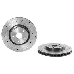 Brembo Bremsscheibe XTRA LINE 09.7812.2X vorne rechts links Gelocht 326mm f&uuml;r TOYOTA SUBARU SU00306805 26300FE070