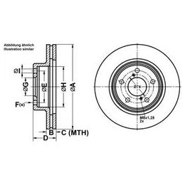 ATE Bremsensatz-Vorderachse IJF14197R5 Bremsensatz, Scheibenbremse vorne rechts links bel&uuml;ftet 260mm f&uuml;r SUBARU 26300AE040 26310AC060 26296AC010