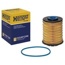 HENGST FILTER Kraftstofffilter E474KP D399 mit Dichtungen 74mm f&uuml;r GENERAL MOTORS OPEL CHEVROLET 96896403 95931351