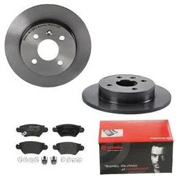 Brembo Bremsensatz-Hinterachse COATED DISC LINE / STANDARD IJDTIDJS70 Bremsensatz, Scheibenbremse hinten rechts links voll 240mm f&uuml;r GENERAL MOTORS VA