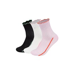 Happy Socks Socken Damen Gr&ouml;&szlig;e 36/40 hellpink / schwarz / wei&szlig;