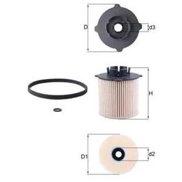 Mahle Kraftstofffilter KX 265D &Oslash;88,5mm 88,5mm f&uuml;r GENERAL MOTORS VAUXHALL SAAB GMC OPEL CHEVROLET 13244294 0813067 5818085