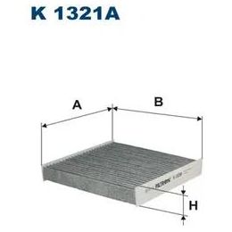 FILTRON Filter, Innenraumluft K 1321A f&uuml;r RENAULT LADA NISSAN 272773151R 272777968R 272779683R
