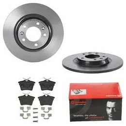 Brembo Bremsensatz-Hinterachse COATED DISC LINE / STANDARD IJDTIDINP2 Bremsensatz, Scheibenbremse hinten rechts links voll 290mm f&uuml;r PEUGEOT CITRO&Euml;N 4